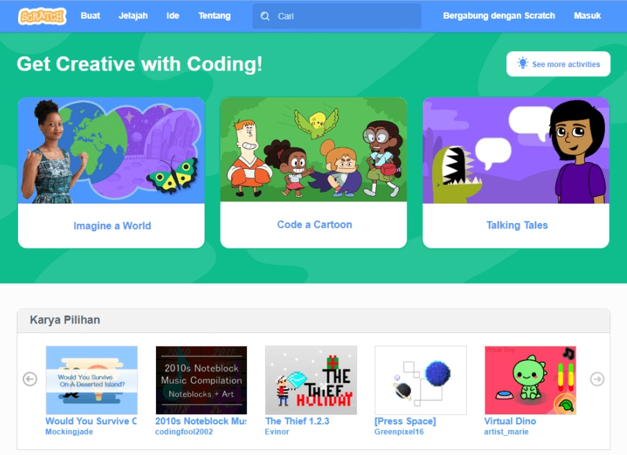 Pemrograman Mudah Tanpa Coding Untuk Pemula Menggunakan Scratch ... Pemrograman Mudah Tanpa Coding Untuk Pemula Menggunakan Scratch ...